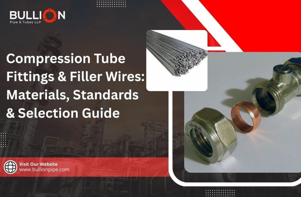 compression tube fittings and filler wire materials - Guide